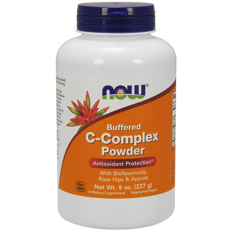Vitamin C-Complex Powder, Buffered, 227g, NOW Foods | Vitax.ro