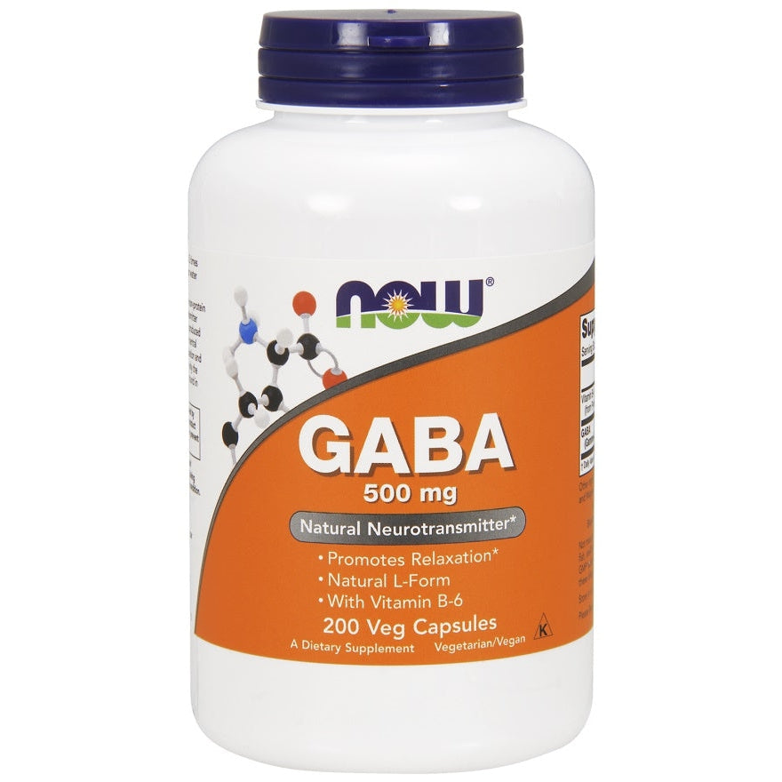 GABA with Vitamin B6, 500mg - 200 vcaps | Vitax.ro
