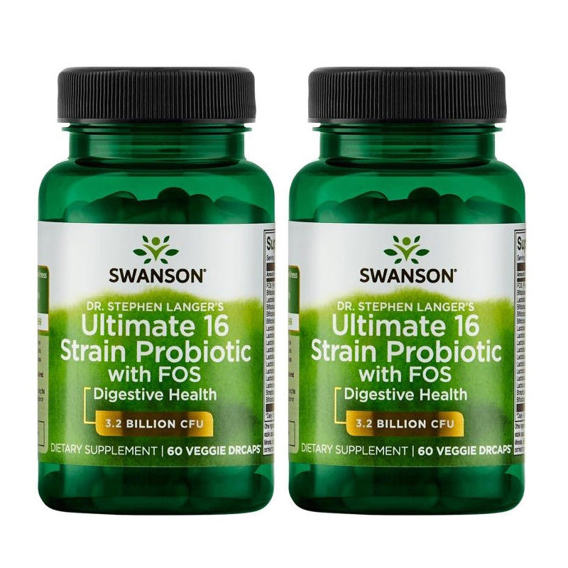 Pachet 2x Dr. Stephen Langer's Ultimate 16 Strain Probiotic, 3.2 Billi ...