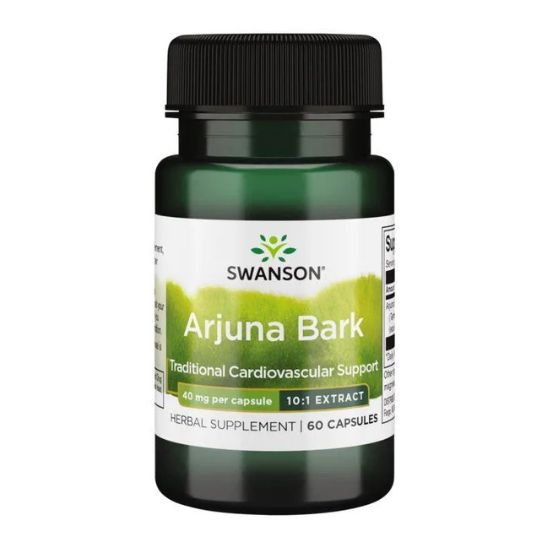 Full Spectrum Arjuna Bark (10:1) Extract, 40mg, 60 caps, Swanson | Vitax.ro