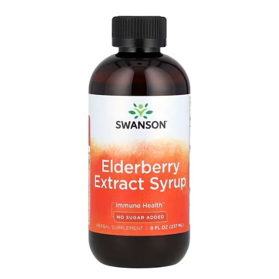 Elderberry Extract Syrup, 237 ml, Swanson | Vitax.ro