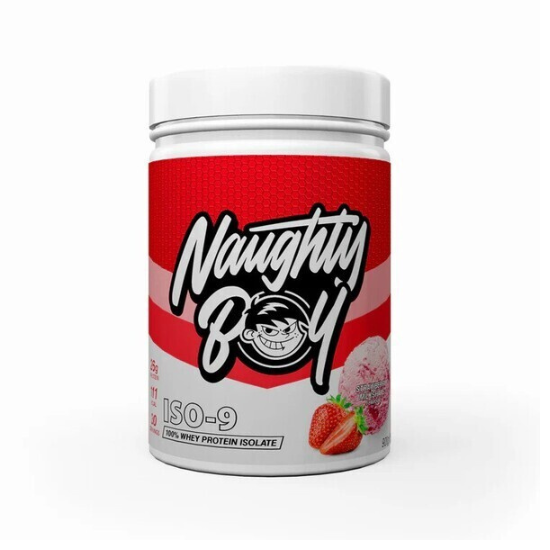 Iso-9, Strawberry Milkshake, 900g, Naughty Boy | Vitax.ro