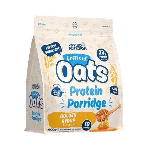 Critical Oats Protein Porridge, Golden Syrup, 600g, Applied Nutrition ...