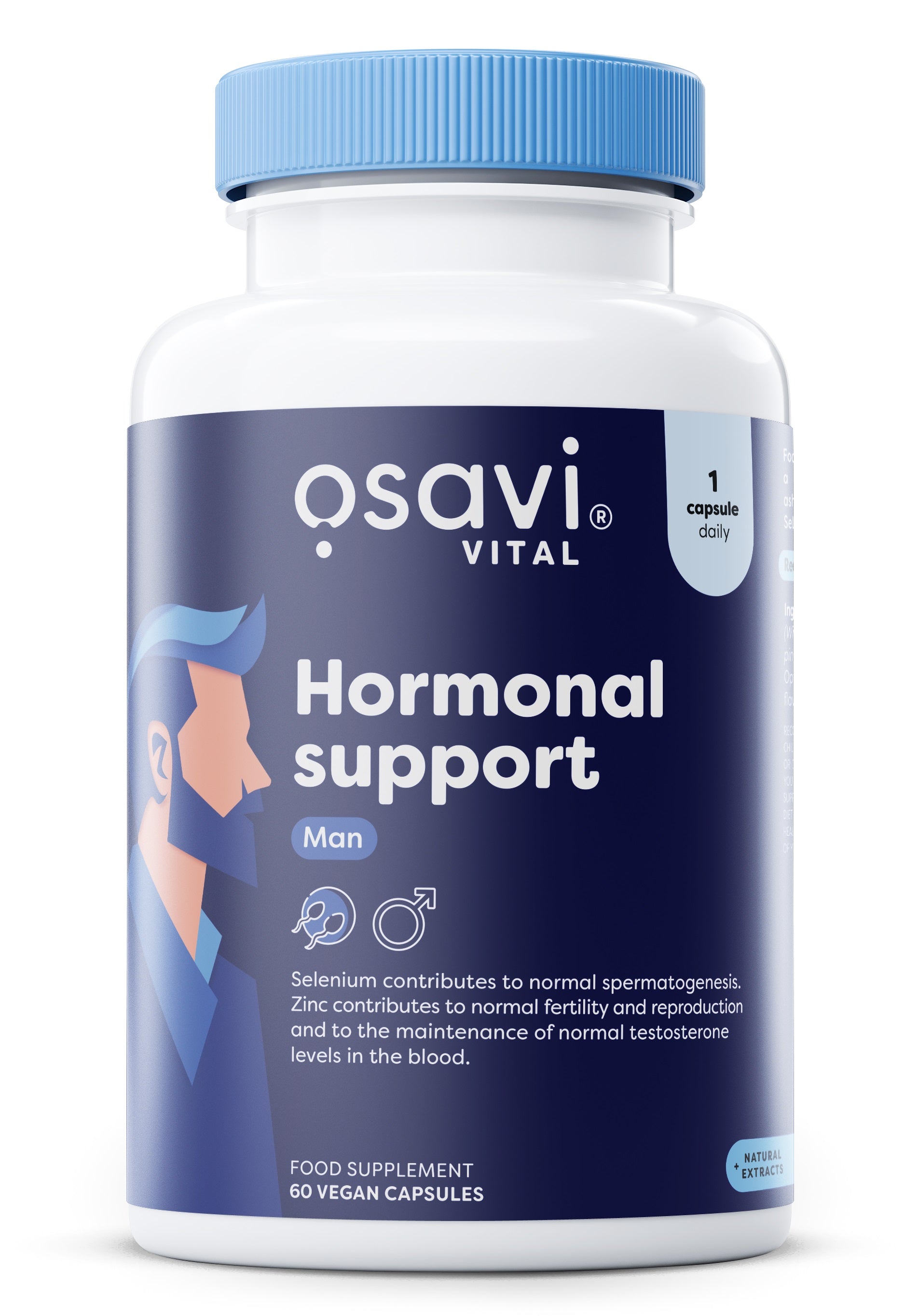 Hormonal Support Man, 60 vegan caps, Osavi | Vitax.ro