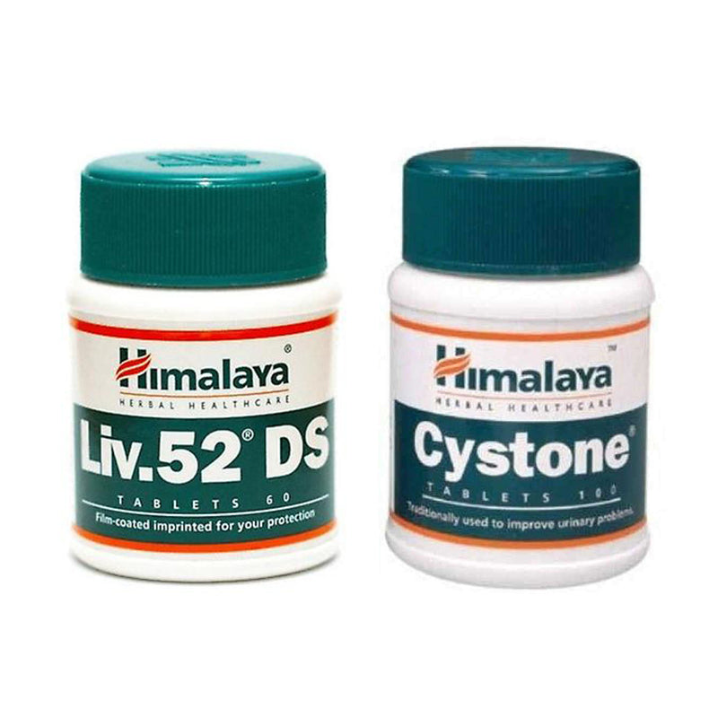 Pachet Liv 52 DS 60 cps si Cystone 100 cps, Himalaya | Vitax.ro