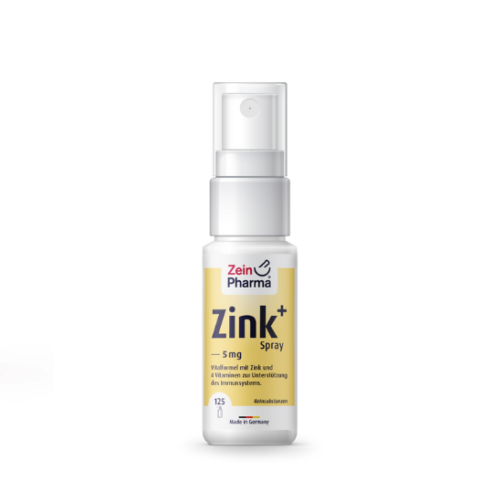 Zinc+ Spray, 5mg, Pineapple, 25 ml, Zein Pharma– Vitax.ro