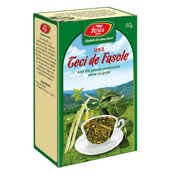 Teci de Fasole U93, Fares, Ceai la Punga 50gr | Vitax.ro