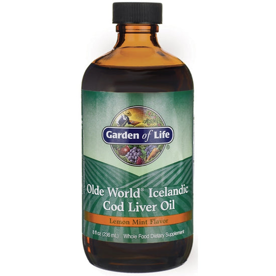 Olde World Icelandic Cod Liver Oil, Lemon Mint - 236 ml. | Vitax.ro