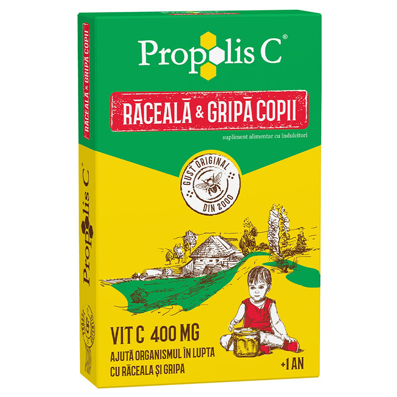 Propolis C Raceala Si Gripa Copii, Fiterman Pharma, 8 Plicuri– Vitax.ro