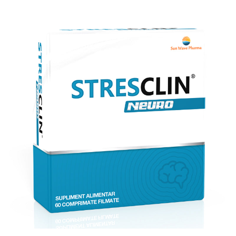 Stresclin Neuro, Sun Wave Pharma, 60 Comprimate– Vitax.ro