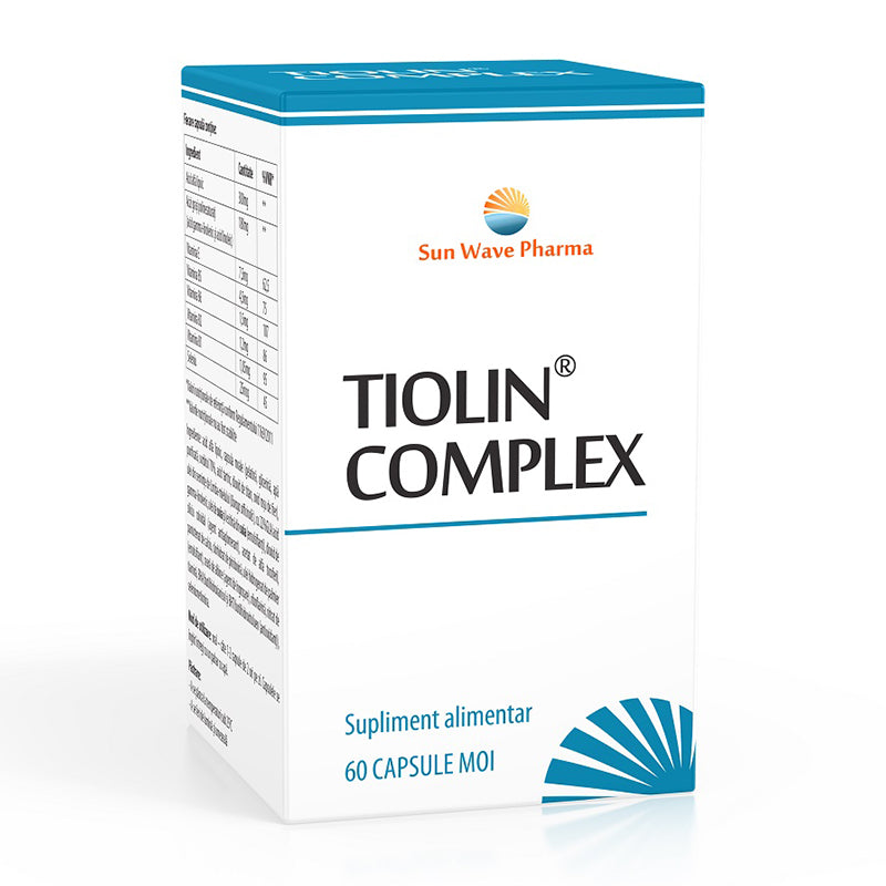 Tiolin Complex, Sun Wave Pharma, 60 Capsule– Vitax.ro