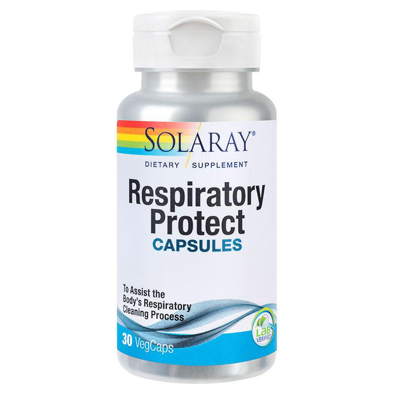 Respiratory Protect Capsules, Solaray, 30 Capsule Vegetale | Vitax.ro