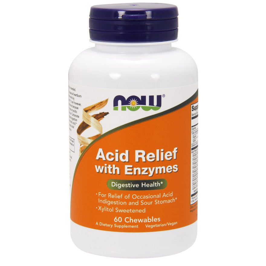 Acid Relief with Enzymes - 60 chewables | Vitax.ro