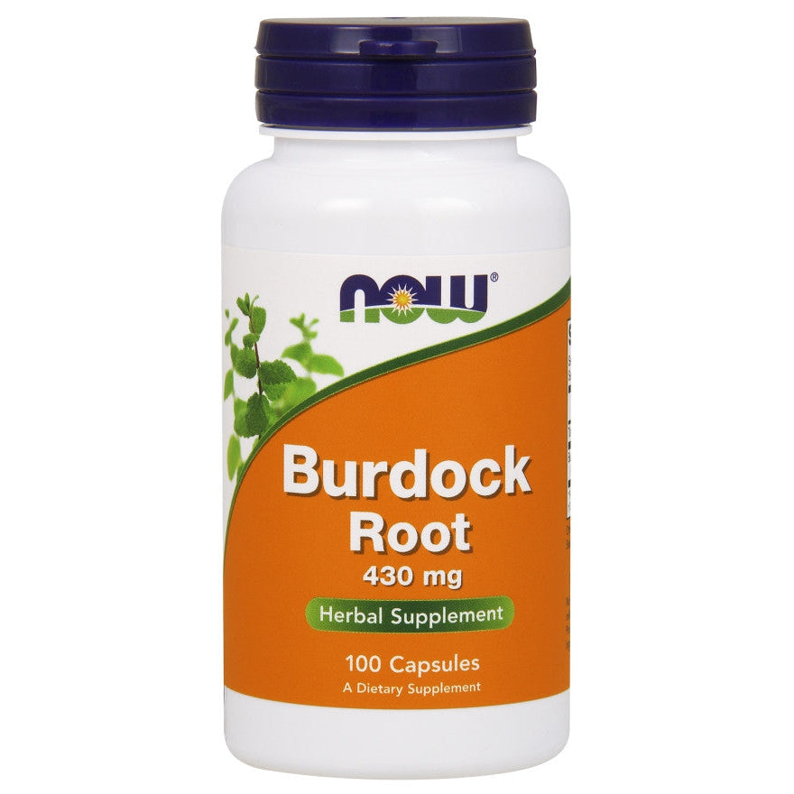 Burdock Root, 430mg, 100 capsules, NOW Foods | Vitax.ro