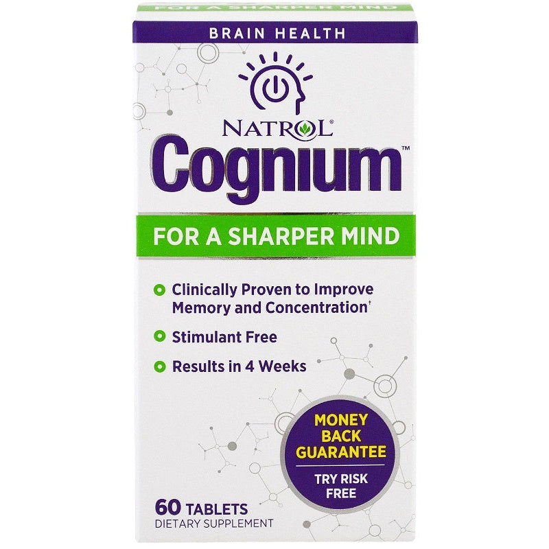 Cognium For Sharped Mind, 100mg, 60 tabs, Natrol | Vitax.ro