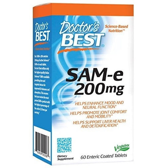 SAM-e, 200mg, 60 tablets, Doctor's Best | Vitax.ro