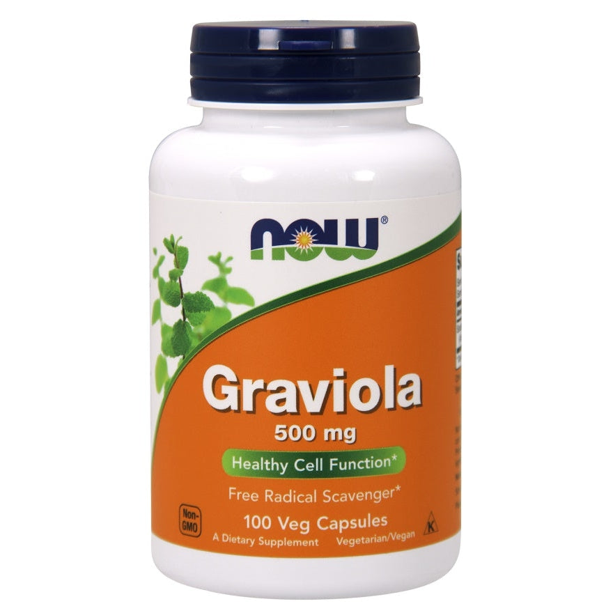 Graviola, 500mg, 100 vcaps, NOW Foods | Vitax.ro