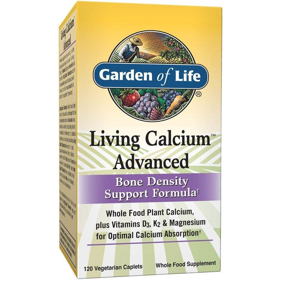 Living Calcium Advanced, 120 vegetarian caplets, Garden of Life | Vitax.ro