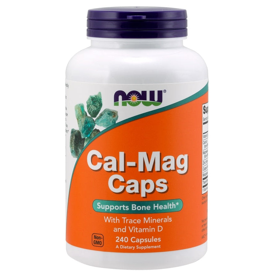 Cal-Mag Caps, 240 caps, NOW Foods | Vitax.ro