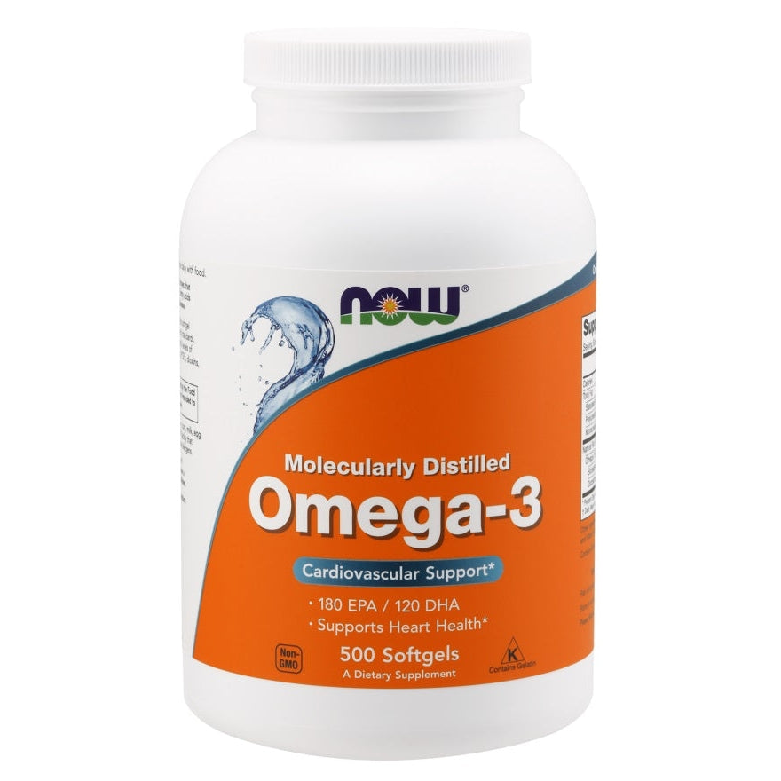 Omega-3 Molecularly Distilled - 500 softgels | Vitax.ro