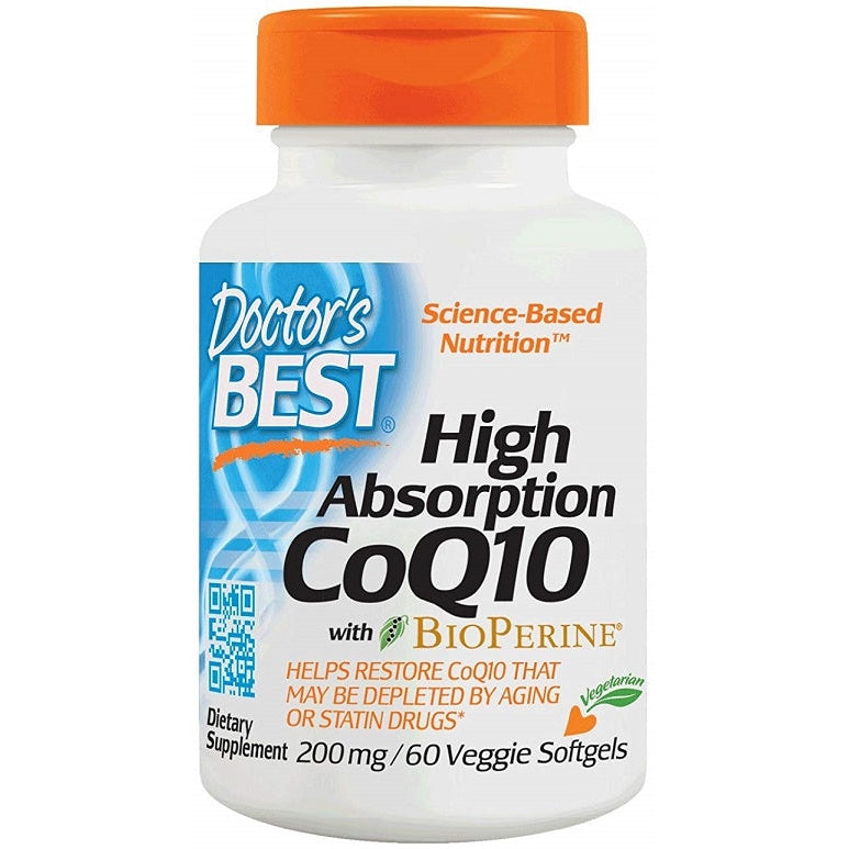 High Absorption CoQ10 cu BioPerine, 200mg - 60 veggie softgels | Vitax.ro