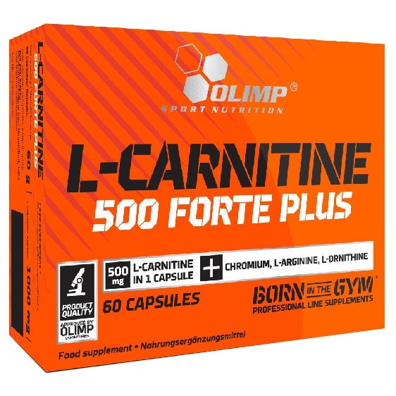 L-Carnitine 500 Forte Plus - 60 caps– Vitax.ro