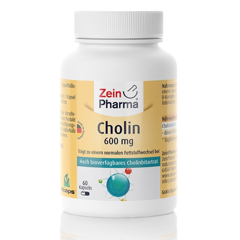 Choline, 600mg - 60 caps | Vitax.ro
