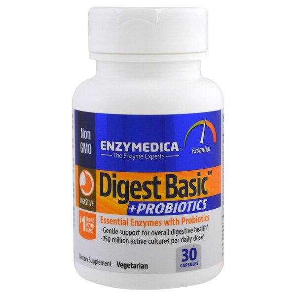Digest Basic + Probiotics - 30 caps | Vitax.ro