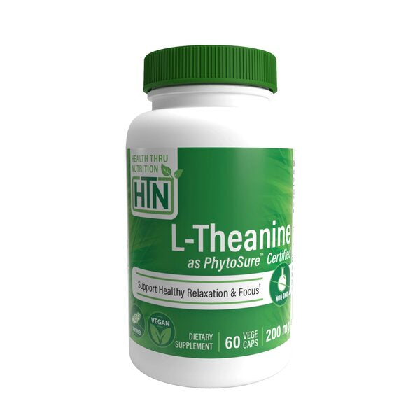 L-Theanine as PhytoSure, 200mg - 60 vcaps | Vitax.ro