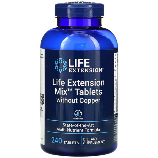 Life Extension Mix Tablets without Copper, 240 tablets, Life Extension ...