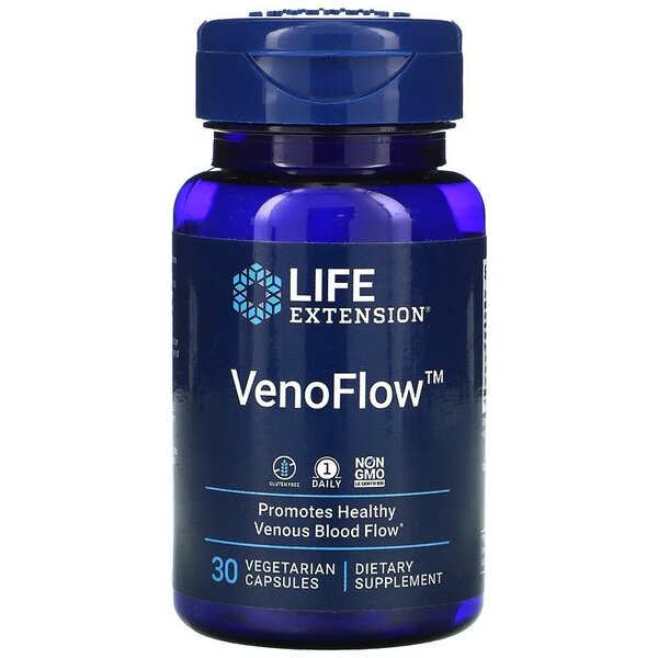 VenoFlow, 30 vcaps, Life Extension | Vitax.ro