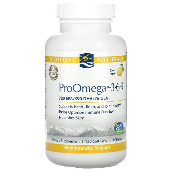 ProOmega 3-6-9, Lemon - 120 softgels | Vitax.ro
