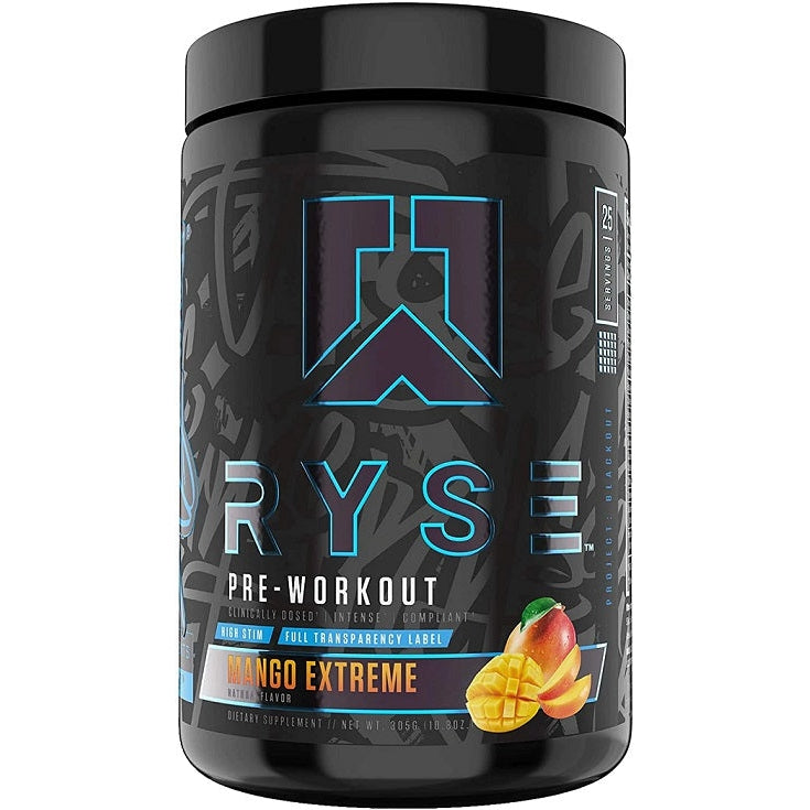 Pre-Workout - Project Blackout, Mango Extreme - 305g | Vitax.ro