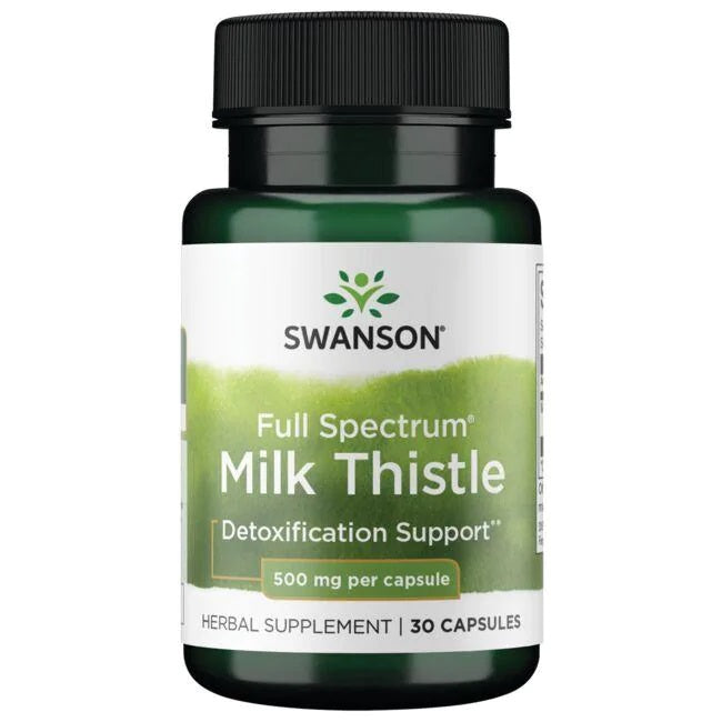 Full Spectrum Milk Thistle, 500mg - 30 caps | Vitax.ro