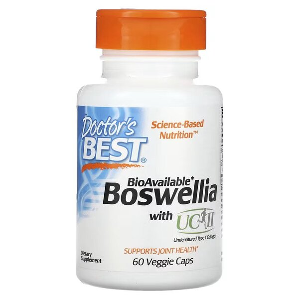 Boswellia with UC-II, 60 vcaps, Doctor's Best | Vitax.ro